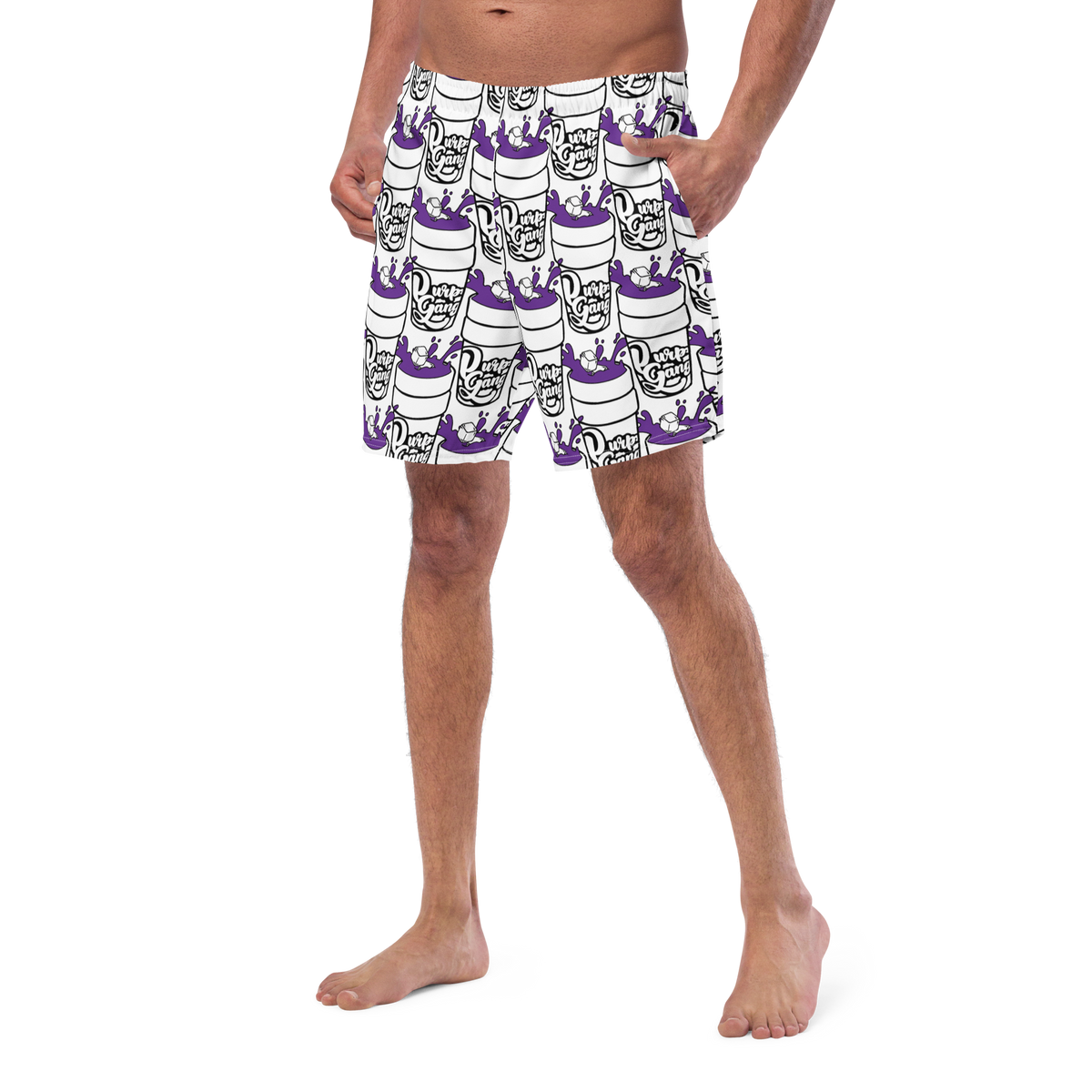 Purp Gang Double Cup Swim Trunks – razel™